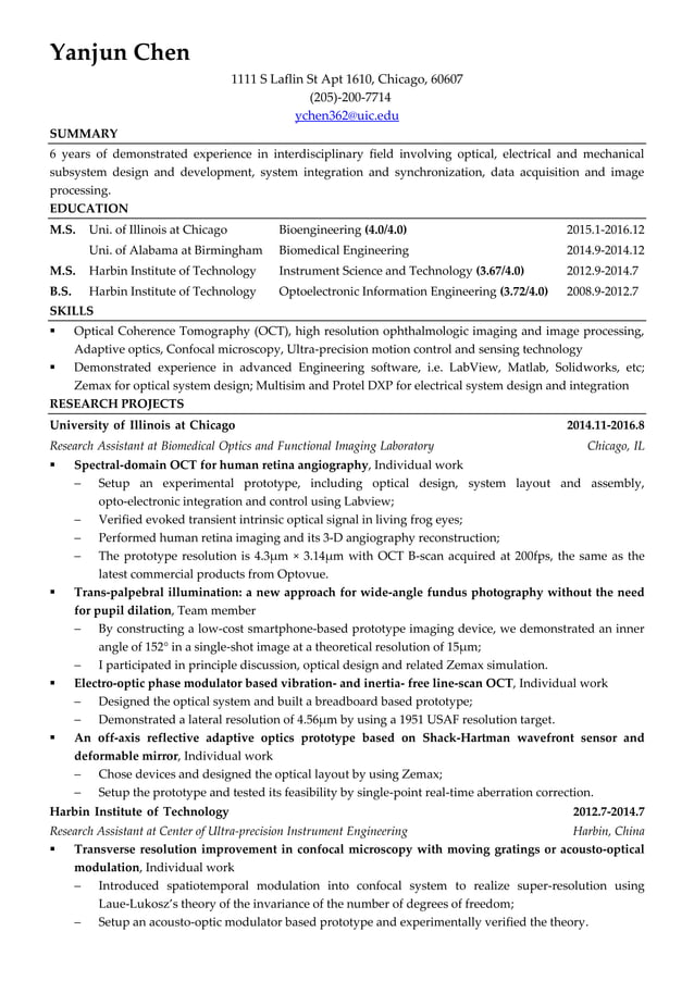 Yanjun Chen_1017_English Version | PDF