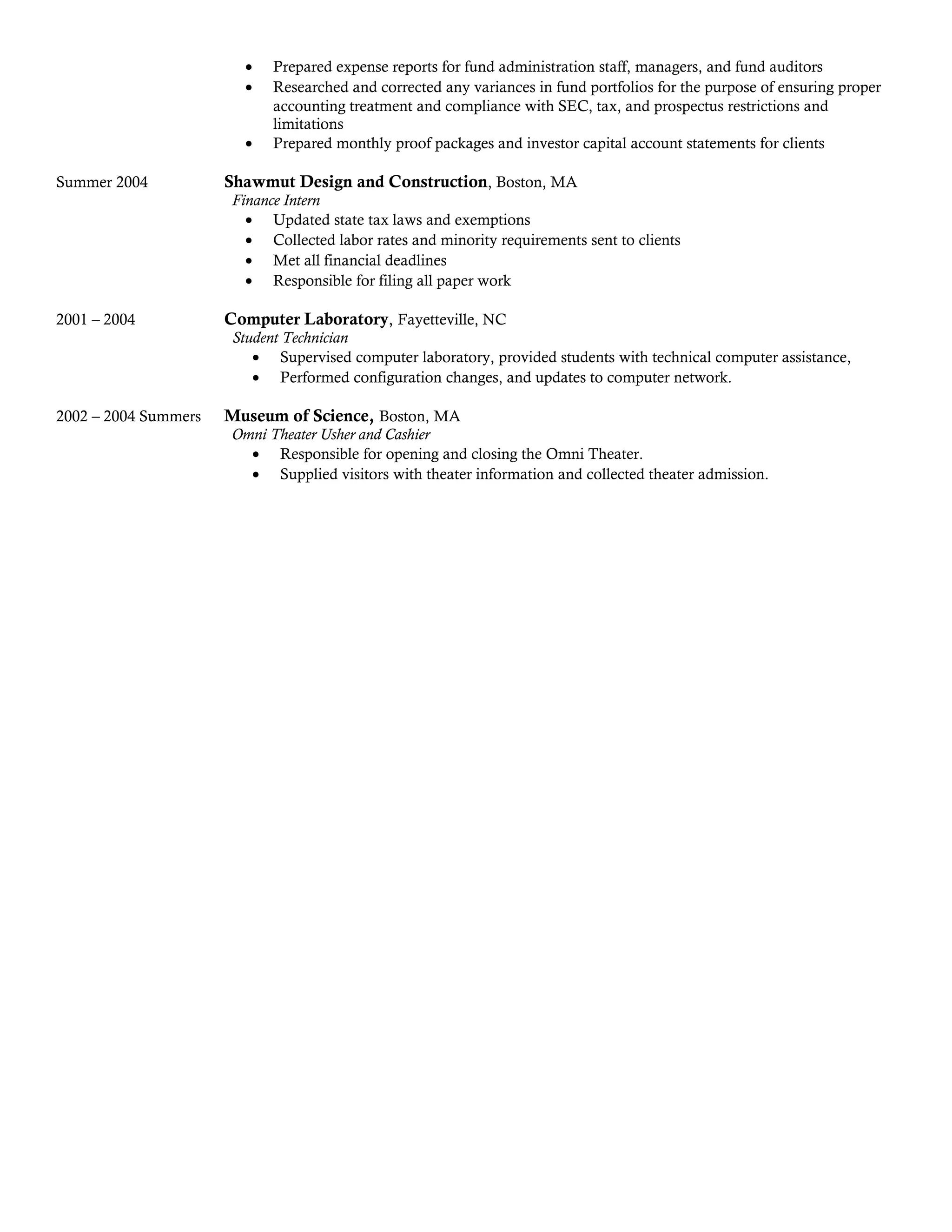 Resume_TL_Accounting_Finance | DOC | Business Accounting & Finance | Business