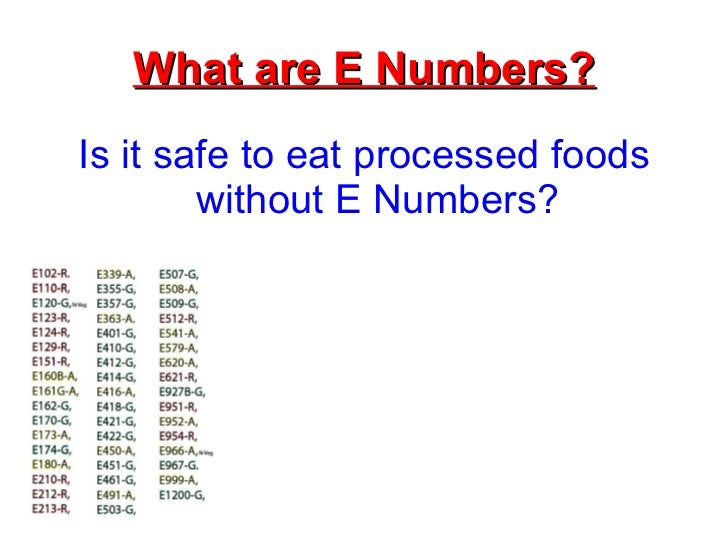 C3 FOOD ADDITIVES & PRESERVATIVES