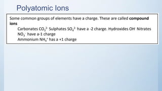 AQA GCSE C3 ionic bonding | PPTX