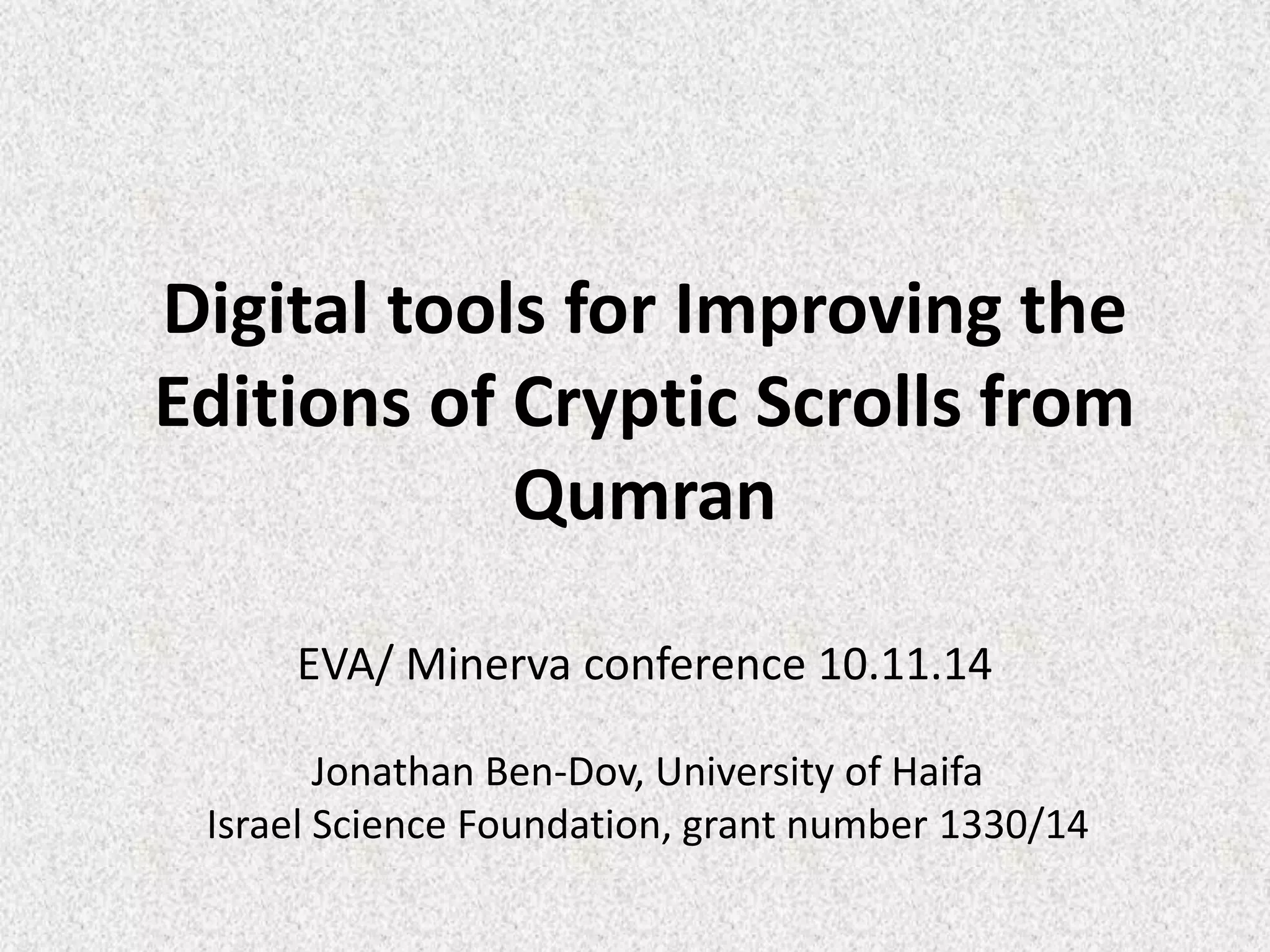 C3 jonathan ben_dov_cripticscrollsqumran | PDF