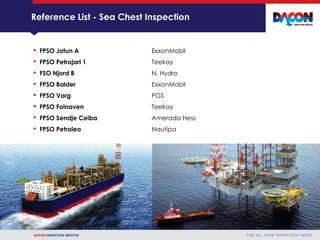 Remote Sea Chest Inspection - Dacon Inspection Services | PDF