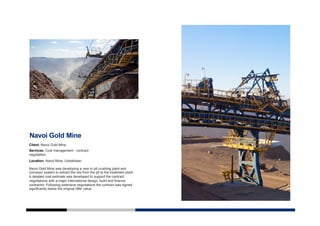 C3 Projects mining capability statement | PDF