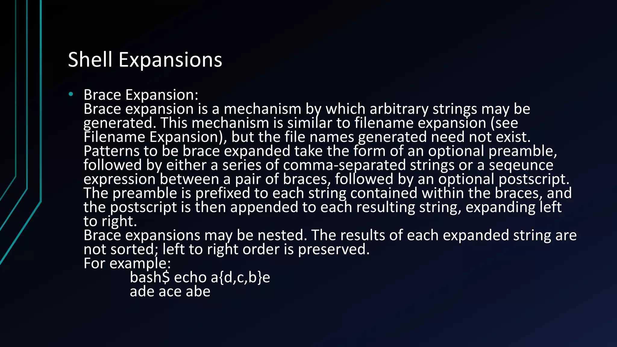 Introduction to shell | PPT | Free Download