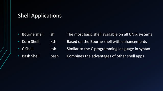 Introduction to shell | PPT | Free Download