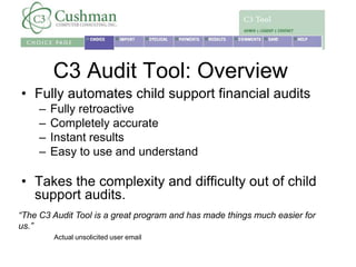 C3 Statewide Audit Tool (SAT) | PPTX