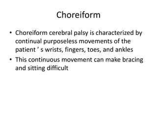 4.cerebral palsy and hydrocephaly | PPT