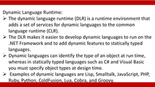 C#4.0 features | PPT