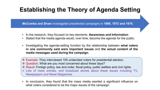 Agenda Setting Theory | PPTX
