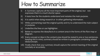 C4 note making and summary | PPT