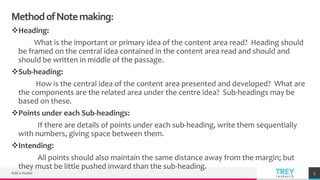 C4 note making and summary | PPT