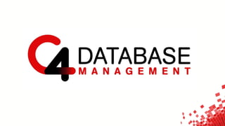 C4 Database Management Onboarding | PPT