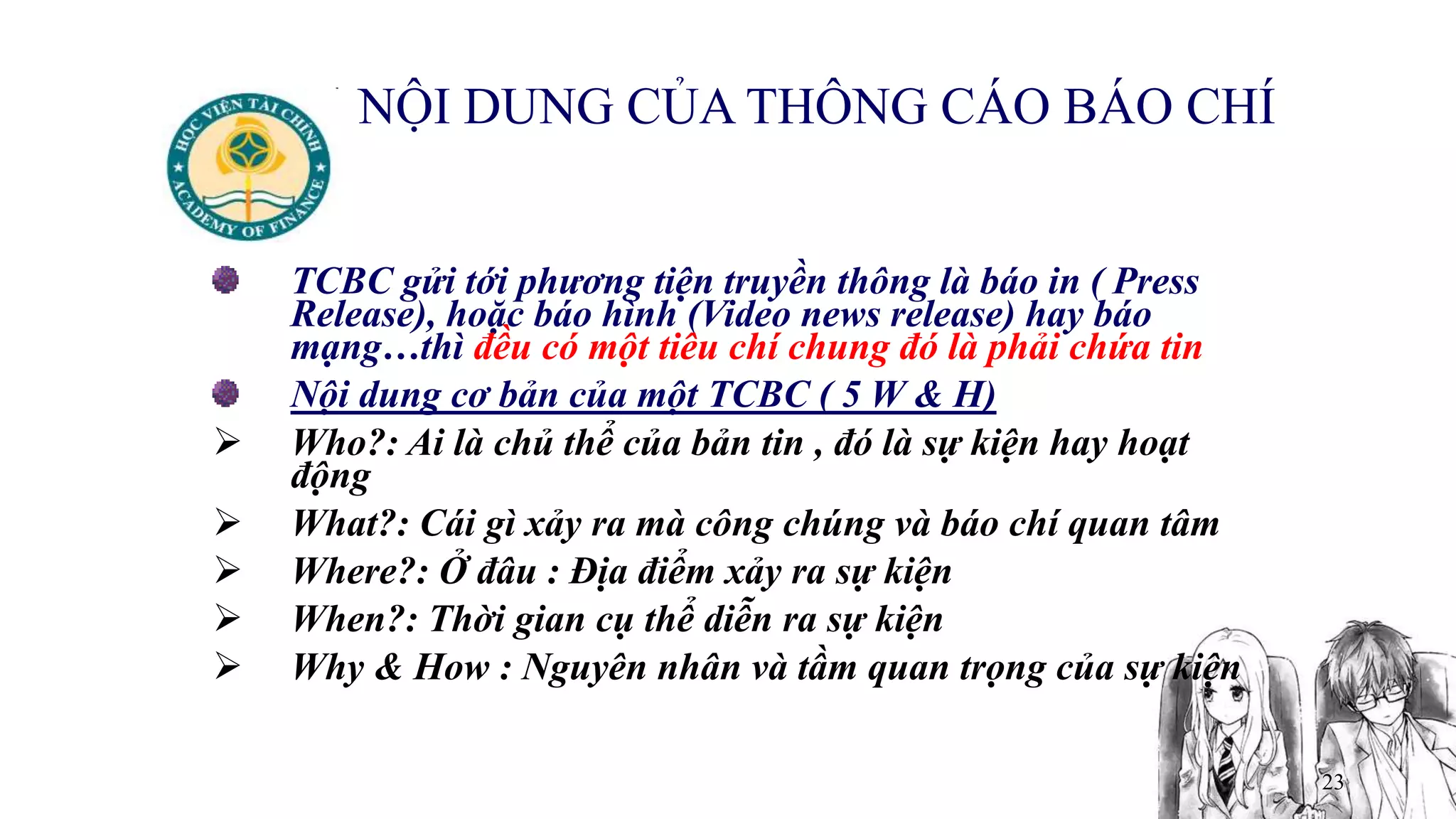 Chương 4: PR (Quan hệ Báo chí) | PPTX