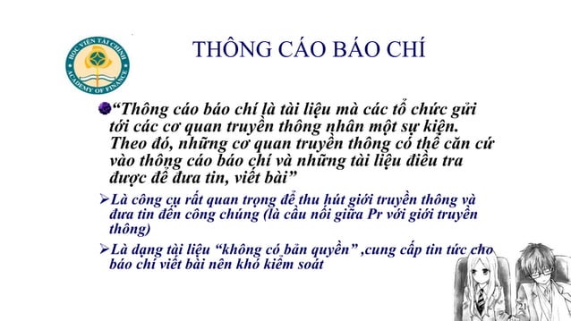 Chương 4: PR (Quan hệ Báo chí) | PPTX