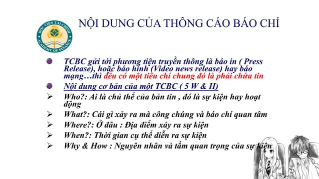 Chương 4: PR (Quan hệ Báo chí) | PPTX