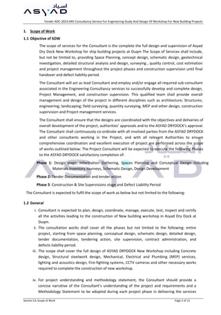 C4 - Scope of Work.pdf | Civil Engineering Industry | Industries