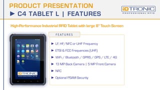 Product Presentation of C4 Tablet L | PDF | Smartphones | Consumer ...