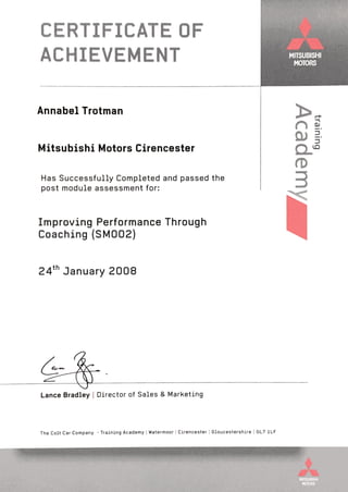 Vocational Course Certificates | PDF