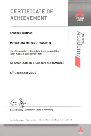 Vocational Course Certificates | PDF