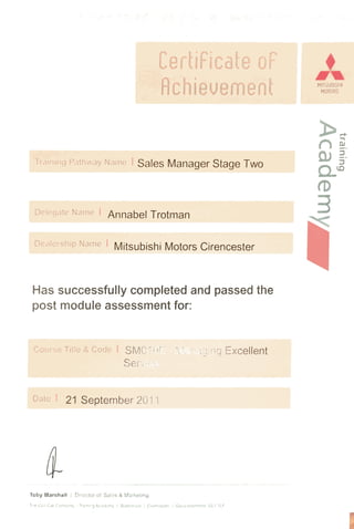 Vocational Course Certificates | PDF