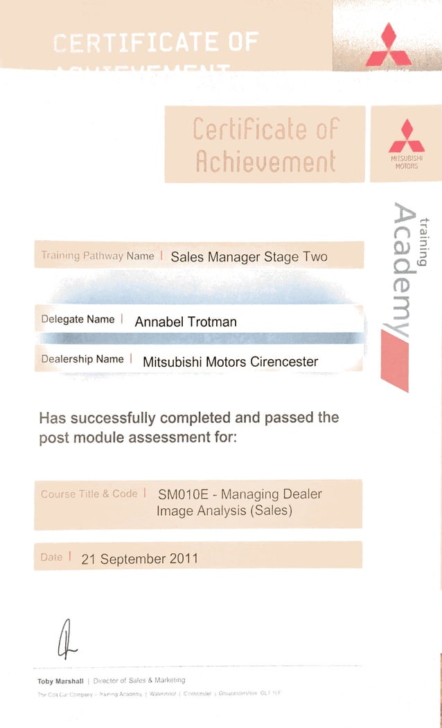 Vocational Course Certificates | PDF