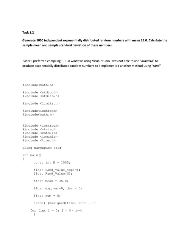 Router Queue Simulation in C++ in MMNN and MM1 conditions | PDF