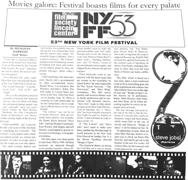 Entertainment writing samples | PDF