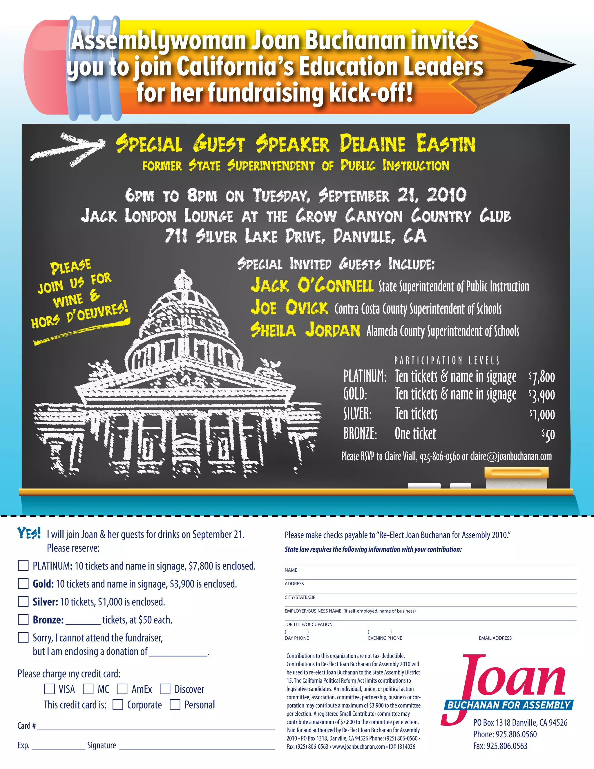 Joan Buchanan Fundraising Invitation | PDF