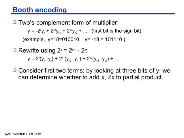 Multipliers in VLSI