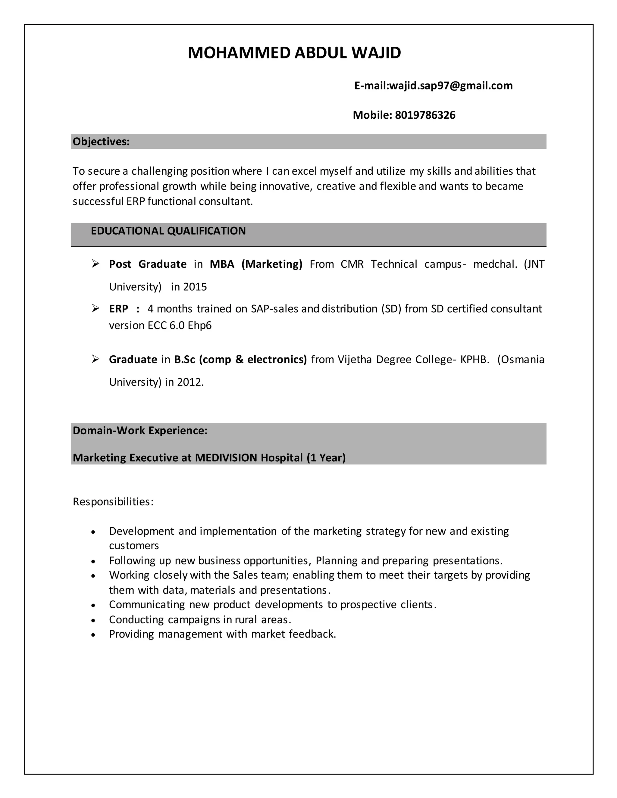 ABDUL WAJID(SAP) | DOCX