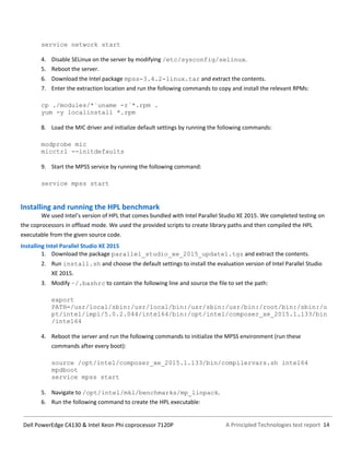 Dell PowerEdge C4130 & Intel Xeon Phi coprocessor 7120P | PDF