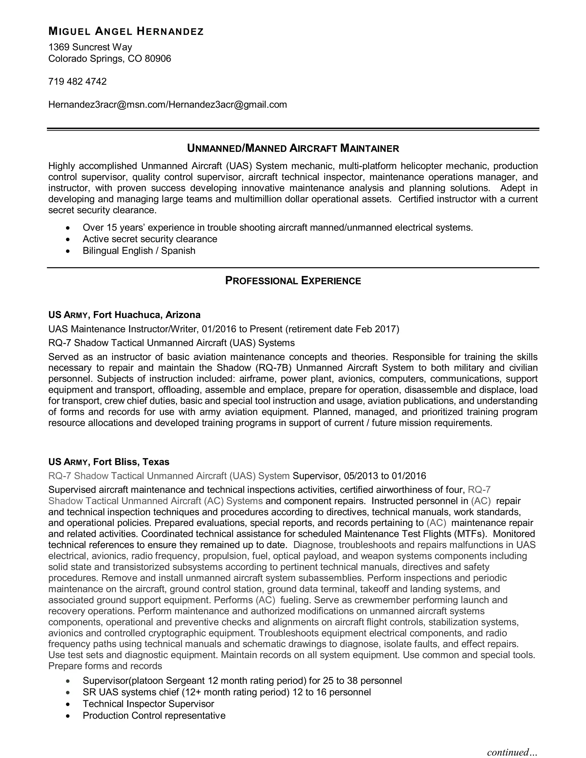 Hernandez Resume 2 | PDF