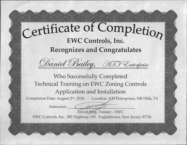 ati certificate | PDF