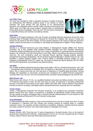 Lion Pillar_ Brochure v_3 | PDF