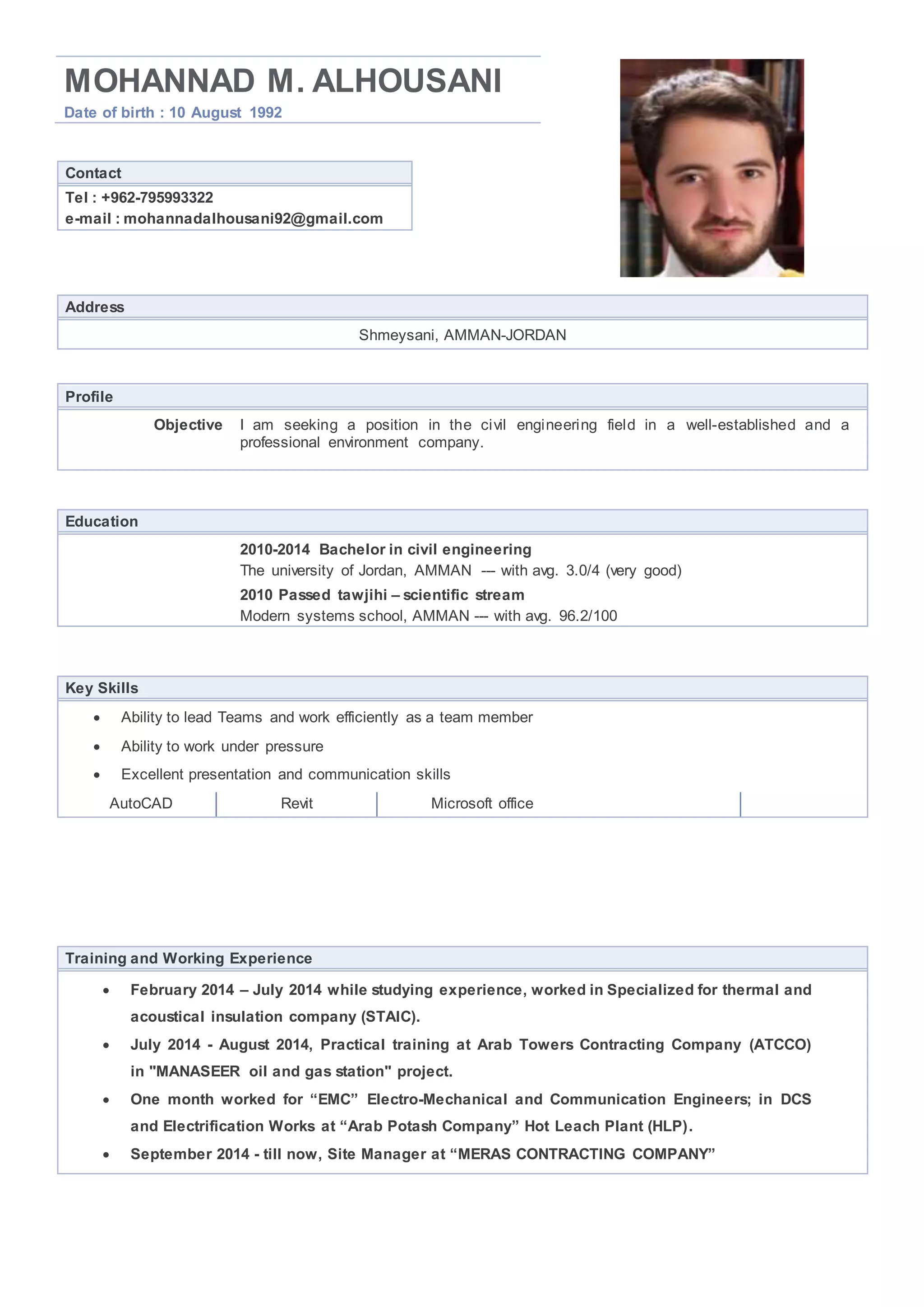Mohannad Alhousani CV (2) | DOCX