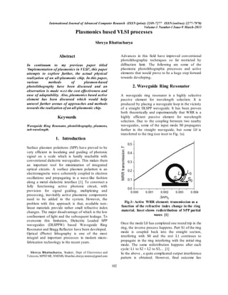 Plasmonics based VLSI Processes | PDF
