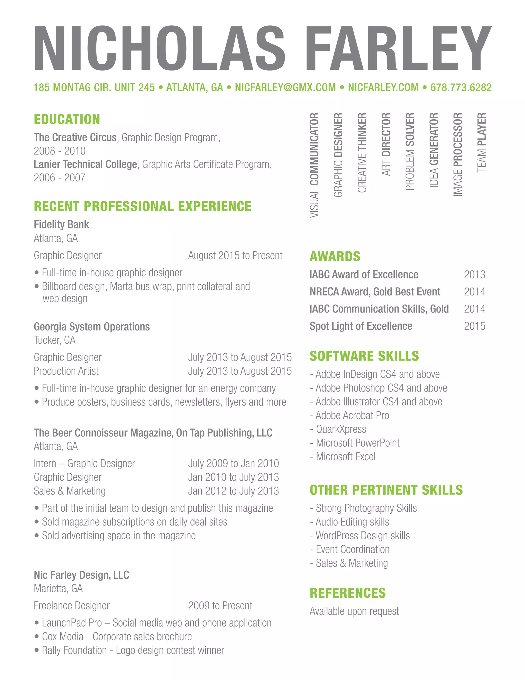 Nic Farley's Resume | PDF
