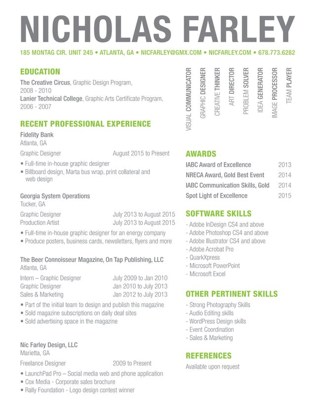 Nic Farley's Resume | PDF