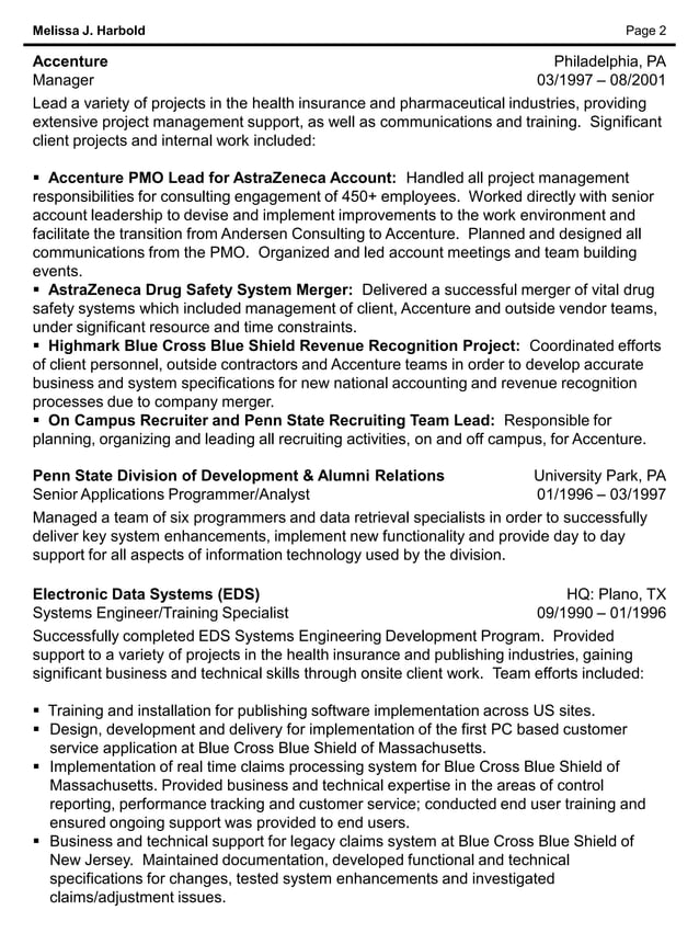 Melissa Harbold 2016 Resume | PDF