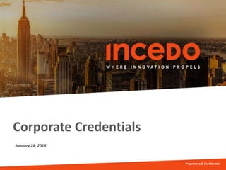 Incedo - Corporate Overview | PPTX