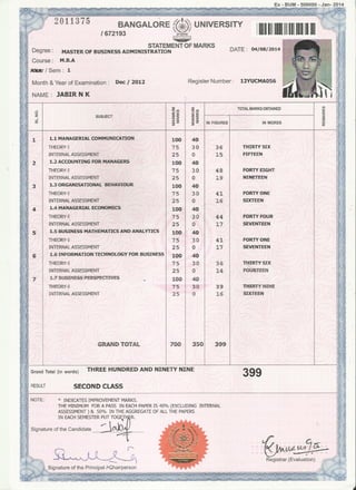 marks cards | PDF