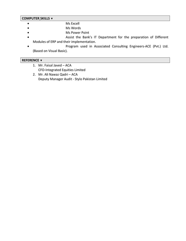 CV of Syed Asad Raza | PDF CV of Syed Asad Raza | PDF