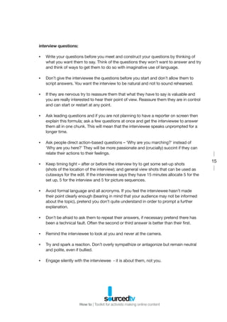 Filming Toolkit Final | PDF