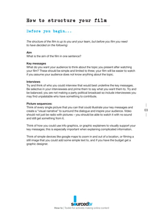 Filming Toolkit Final | PDF