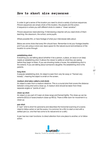 Filming Toolkit Final | PDF