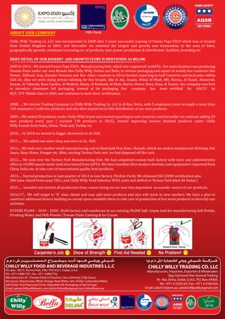Chilly Willy Brochure 30.10.2016