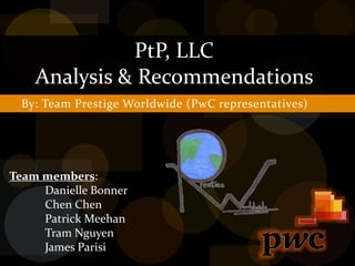 PwC final project 2012 | PPT