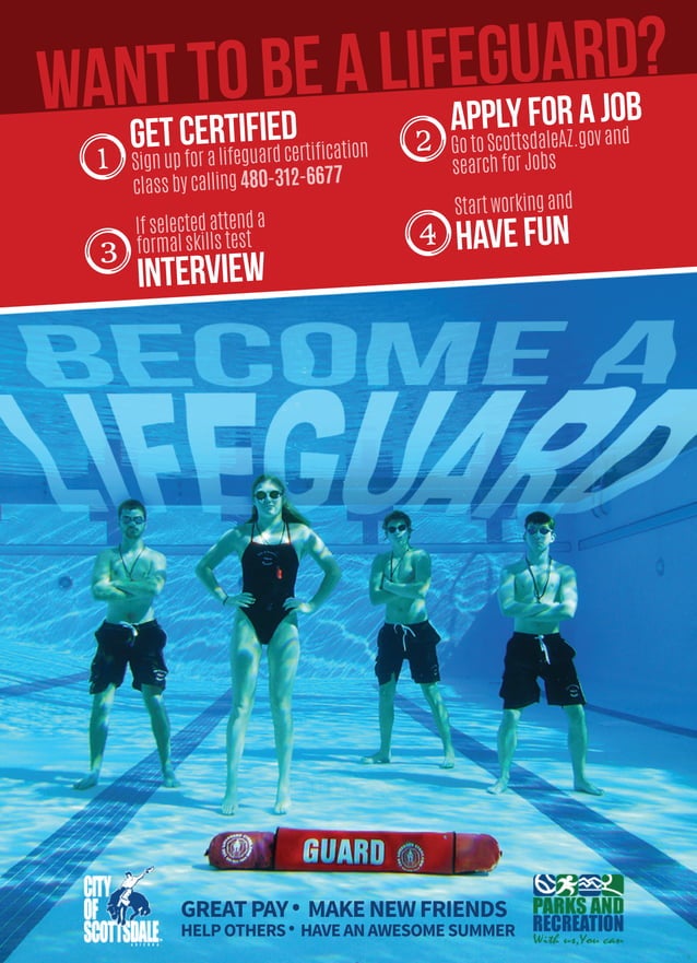 Lifeguard Recruitment Poster 5x7 | PDF