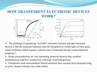PPT (TRANSPARENT ELECTRONICS) | PPT