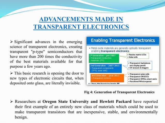 PPT (TRANSPARENT ELECTRONICS) | PPT